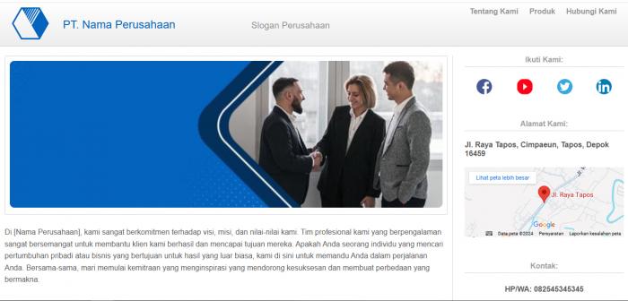 Pembuatan Website Company Profile (Profil Perusahaan) - Hobon.id